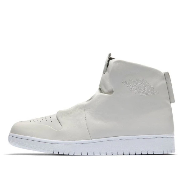Jordan | Shoes | Jordan White And Gray Hightop Sneakers Modern Design ...
